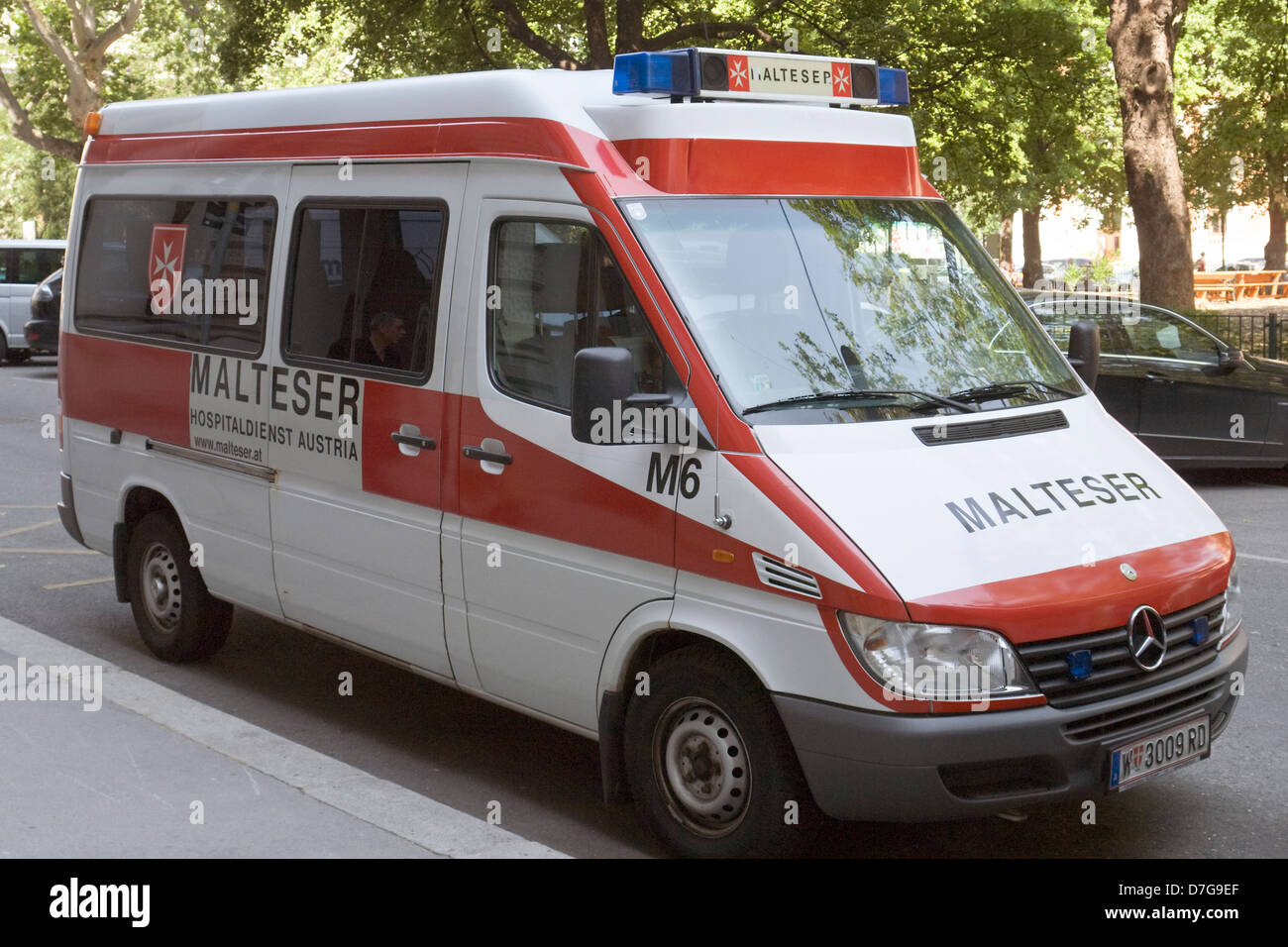 Ambulance in Vienna Stock Photo - Alamy