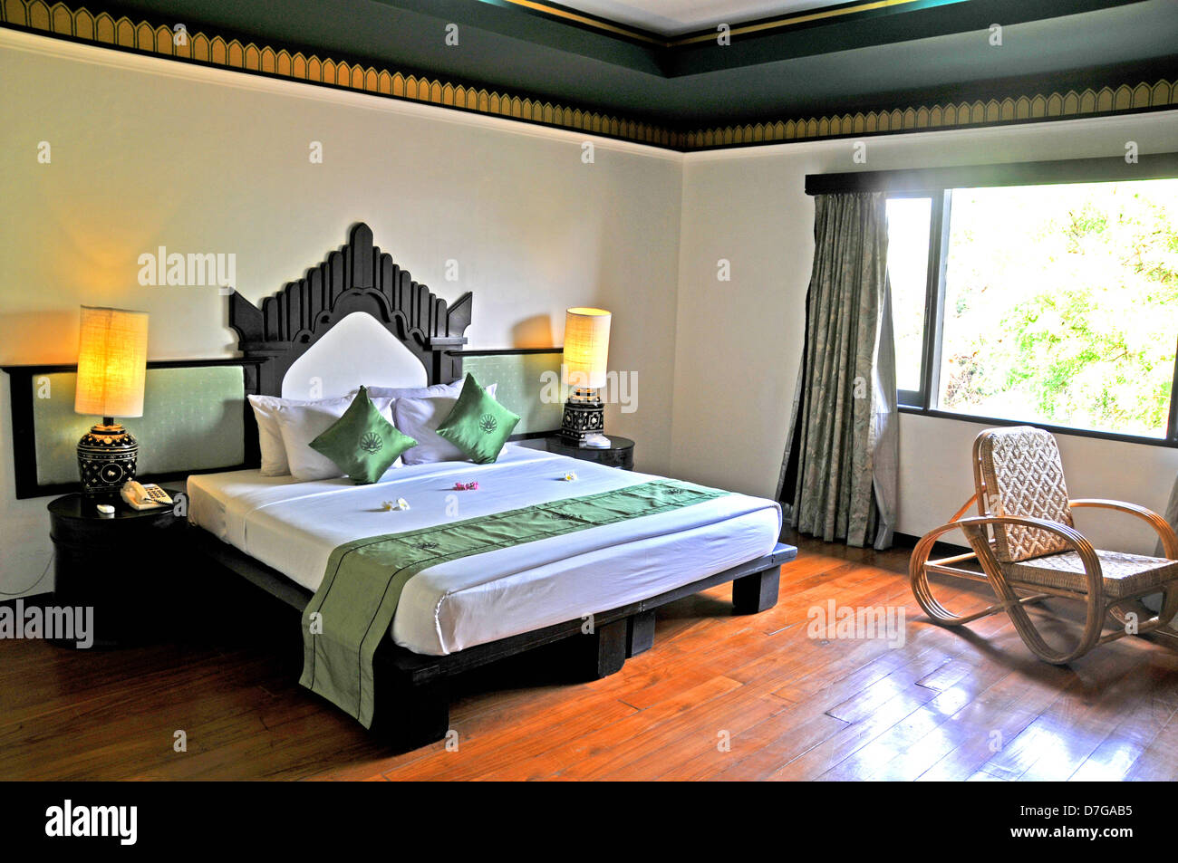 luxury room Amazing hotel Bagan Myanmar Stock Photo - Alamy
