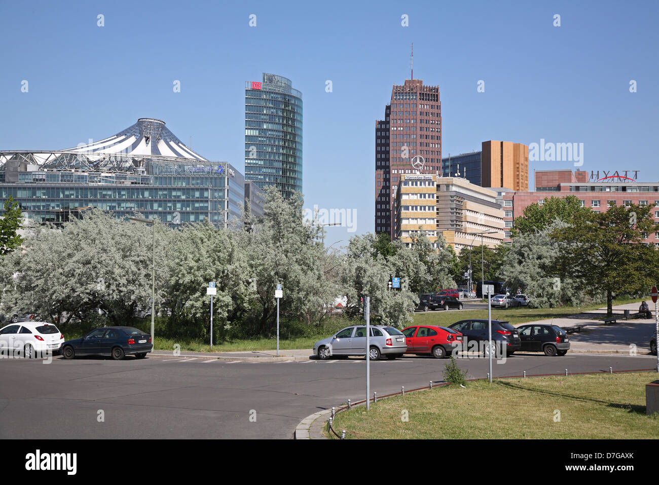 Berlin Mitte Potsdamer Square Stock Photo - Alamy