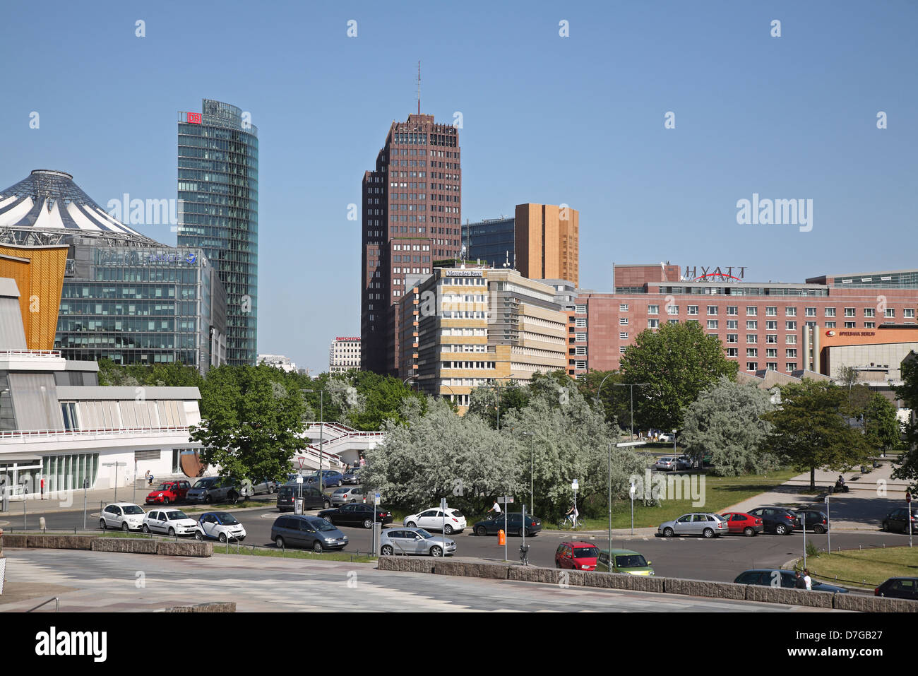 Berlin Mitte Potsdamer Square Stock Photo - Alamy