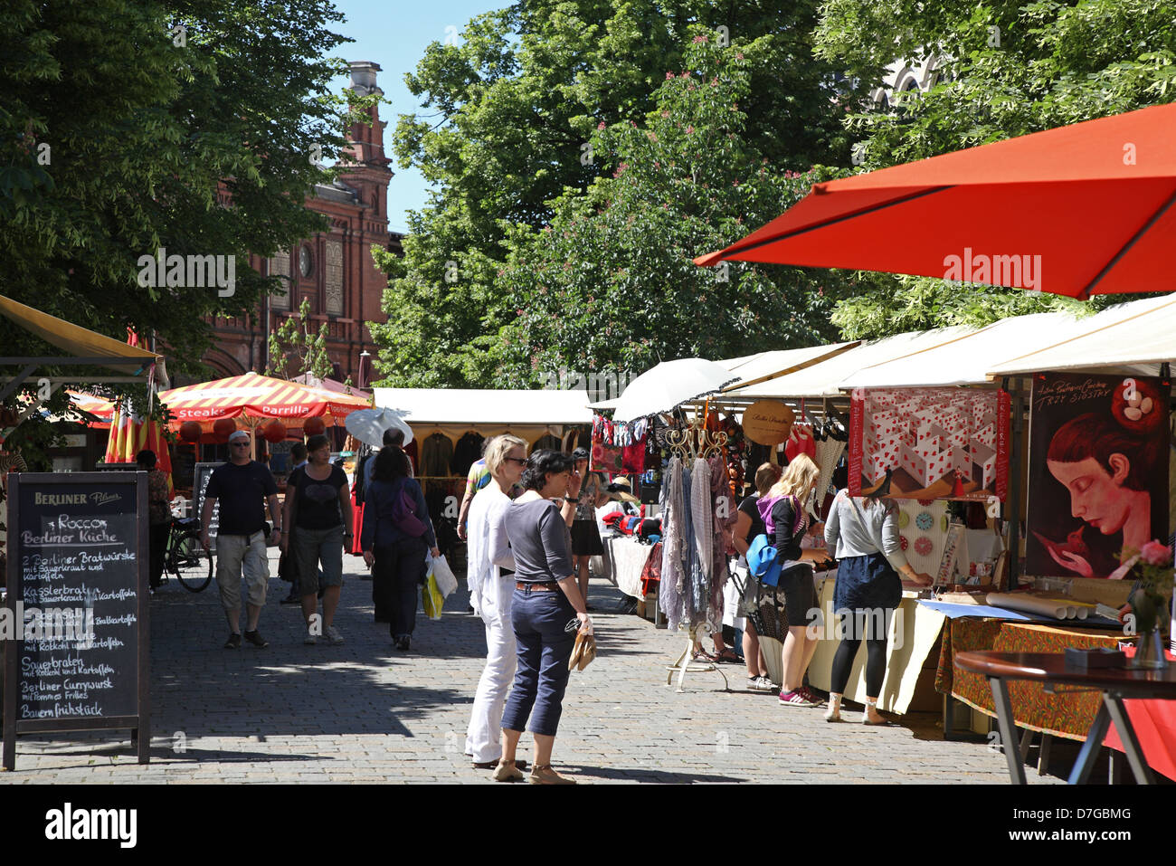 Berlin Mitte Hackescher Markt Stock Photo - Alamy