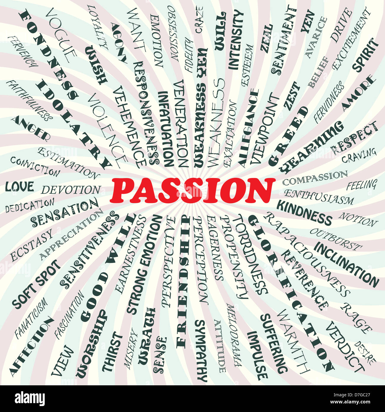 illustration of passion concept Stock Photo - Alamy