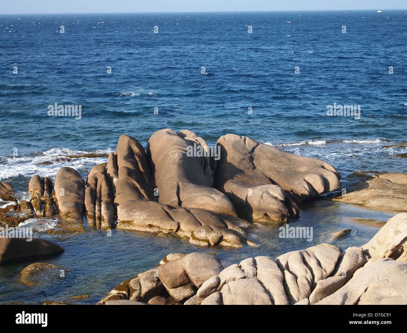 Interesting rocks in a sea Stock Photo - Alamy