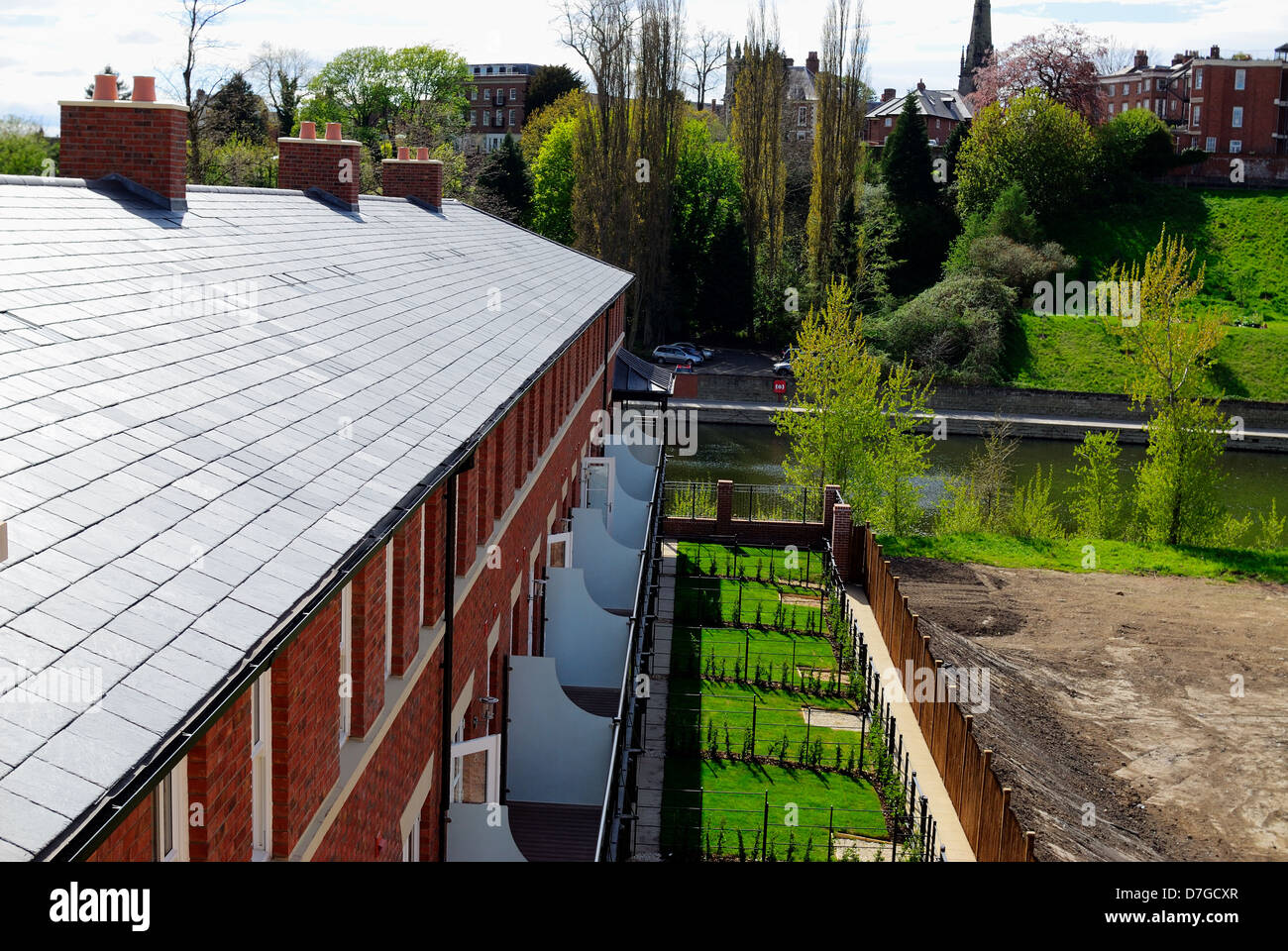 Row of terraced housing hi-res stock photography and images - Alamy