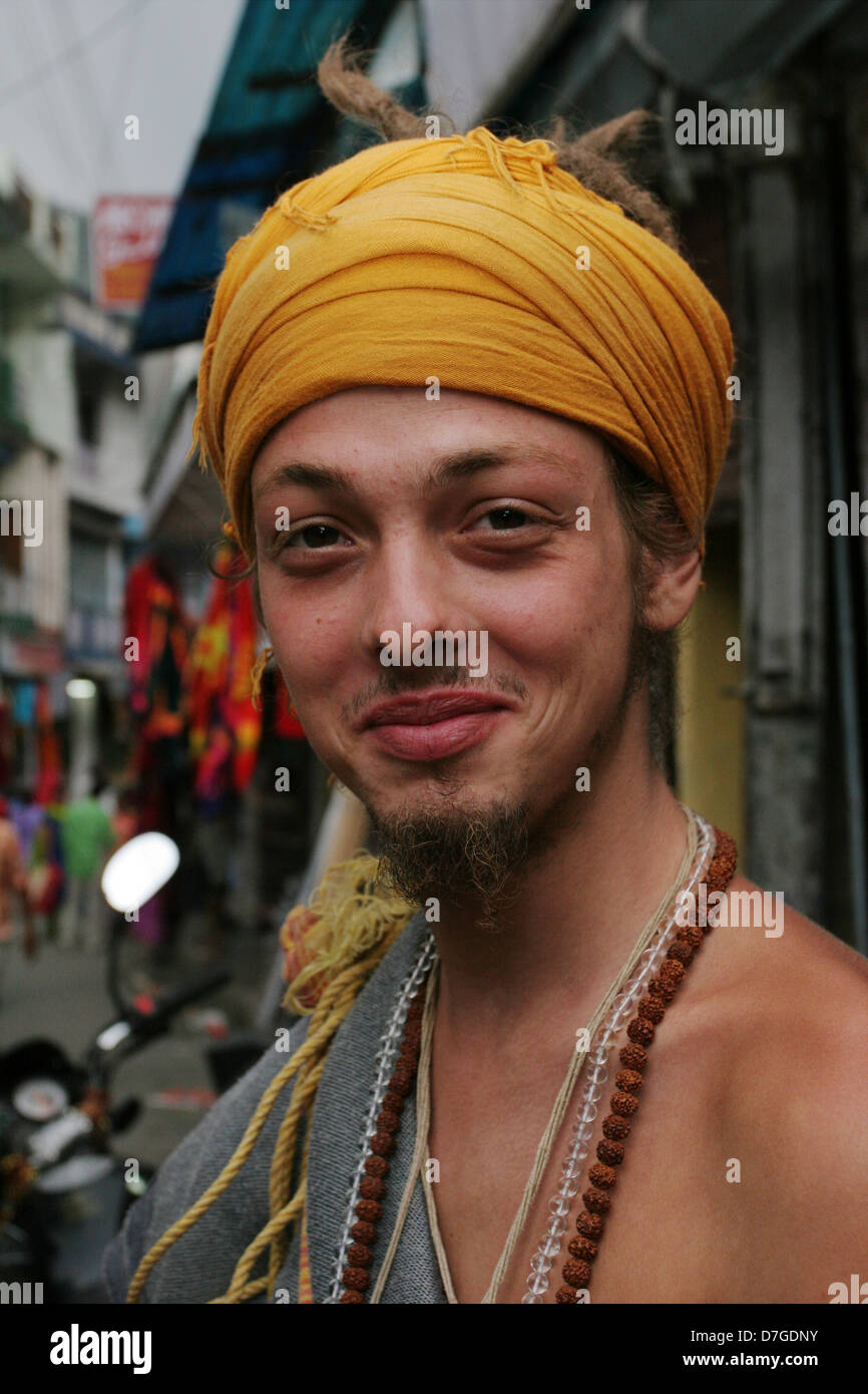 Ravi Giri, a German sadhu, in Uttarkashi Stock Photo - Alamy