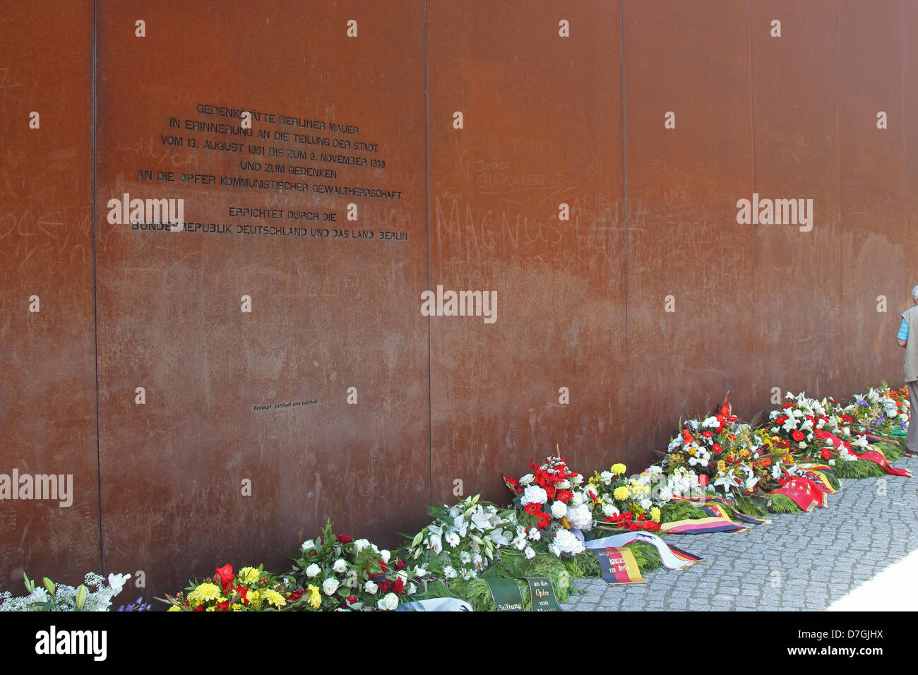 Berlin Mitte Bernauer Str Berlin Wall memorial Stock Photo - Alamy