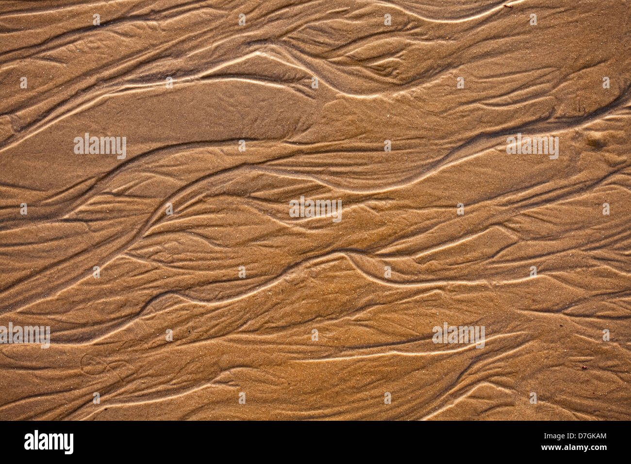 Wet sand patterns hi-res stock photography and images - Alamy