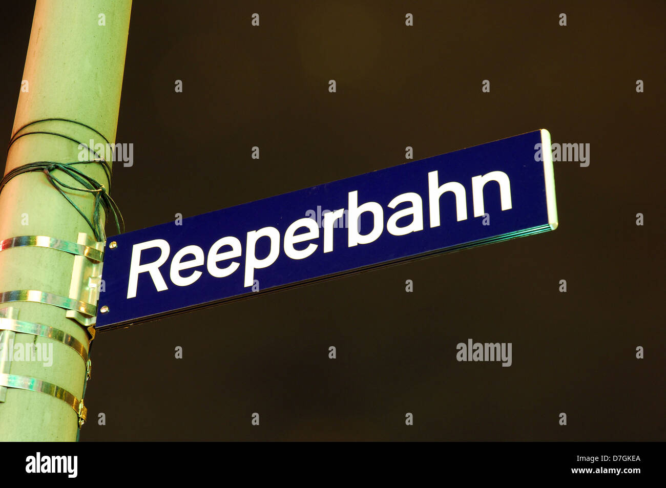 Sign for the reeperbahn street hi-res stock photography and images - Alamy