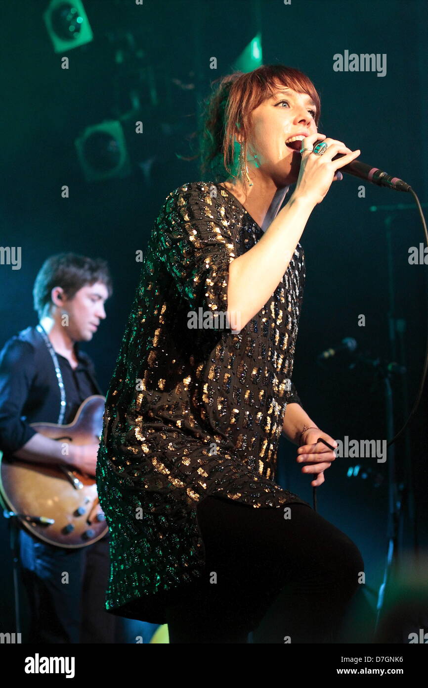 French Nouvelle Chanson singer ZAZ (Isabelle Geffroy) sings during her ...