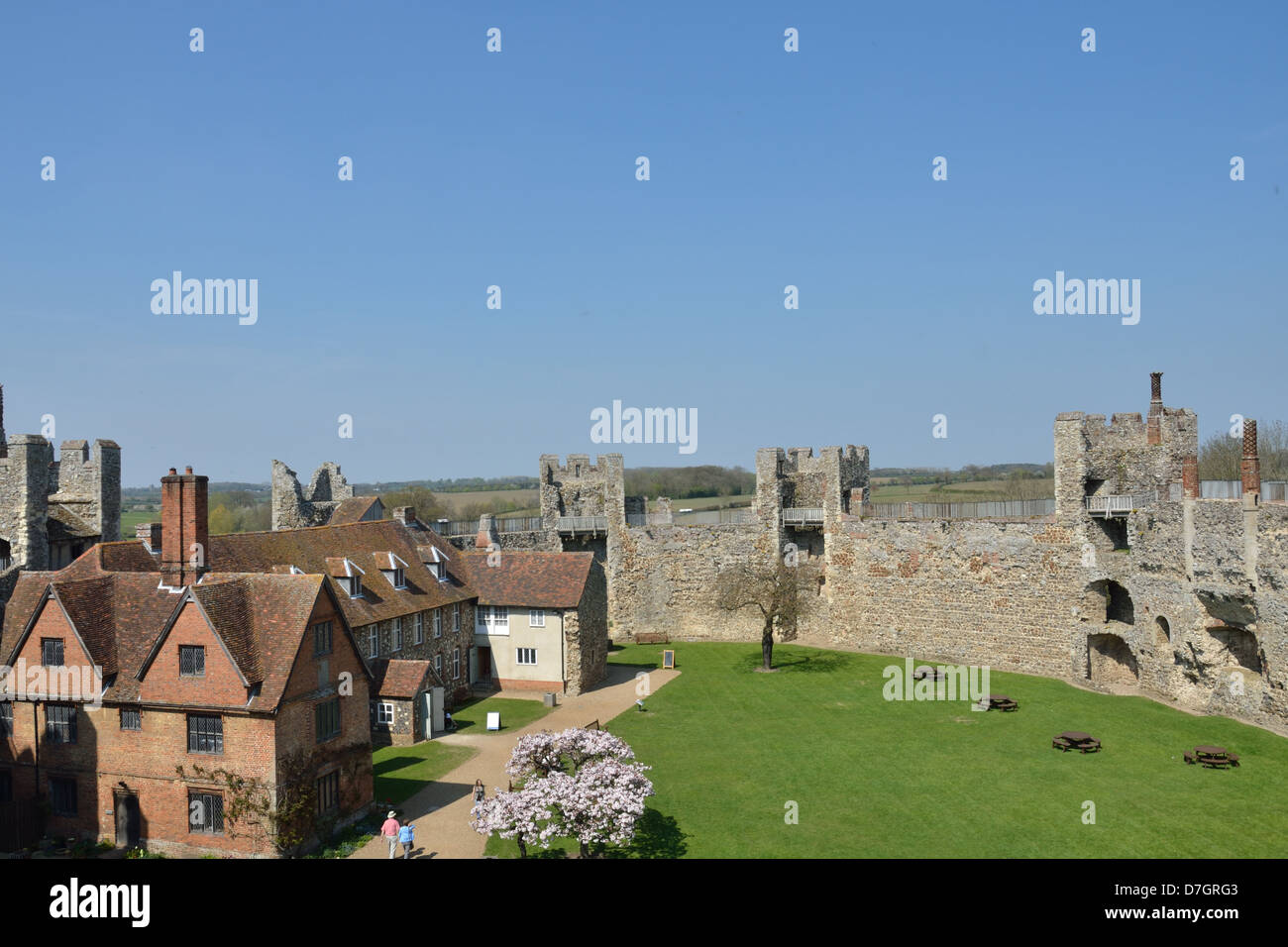 Elizabethan House in framlingham Castle suffolk Stock Photo - Alamy