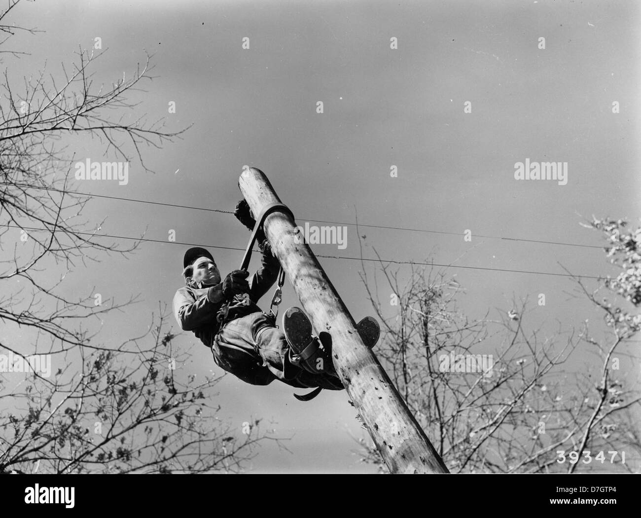 James Wasson, a Civilian Conservation Corps (CCC) enrollee, is seen ...
