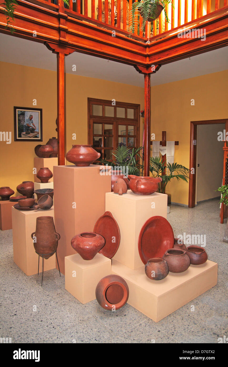 pottery exhibition inside a hall Stock Photo - Alamy