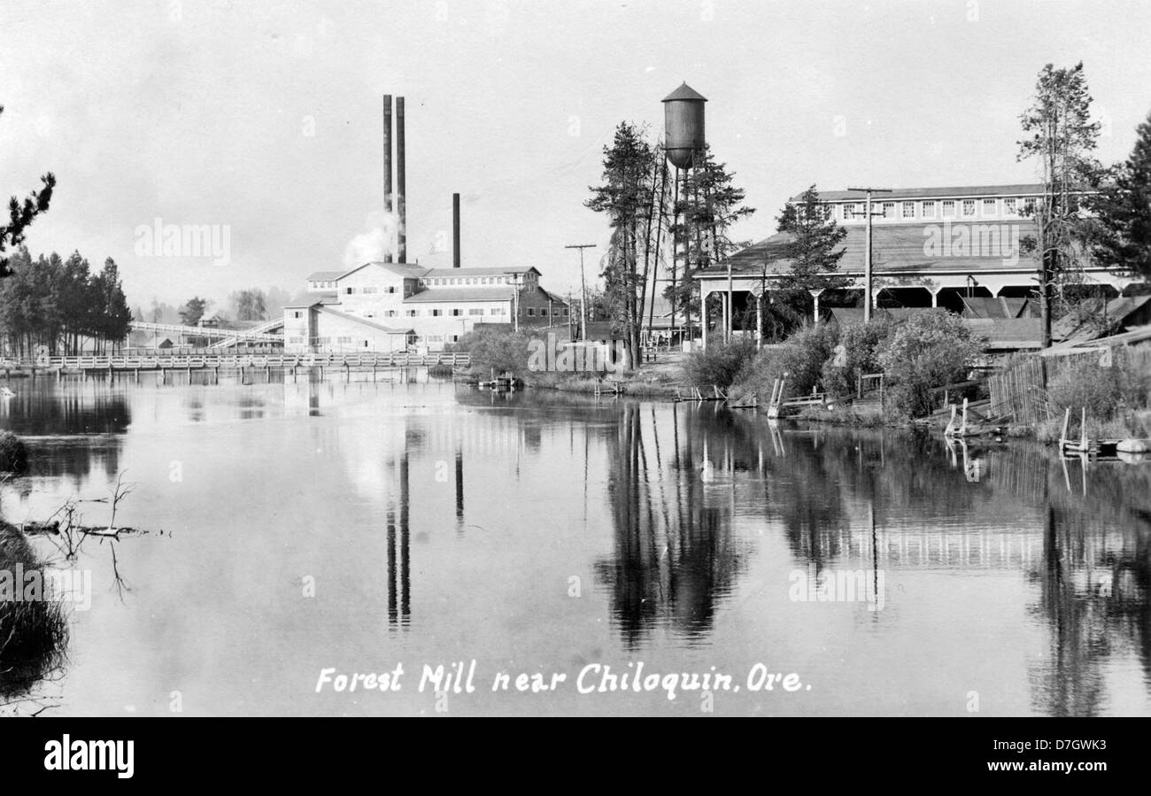 Lumber mill oregon Black and White Stock Photos & Images - Alamy