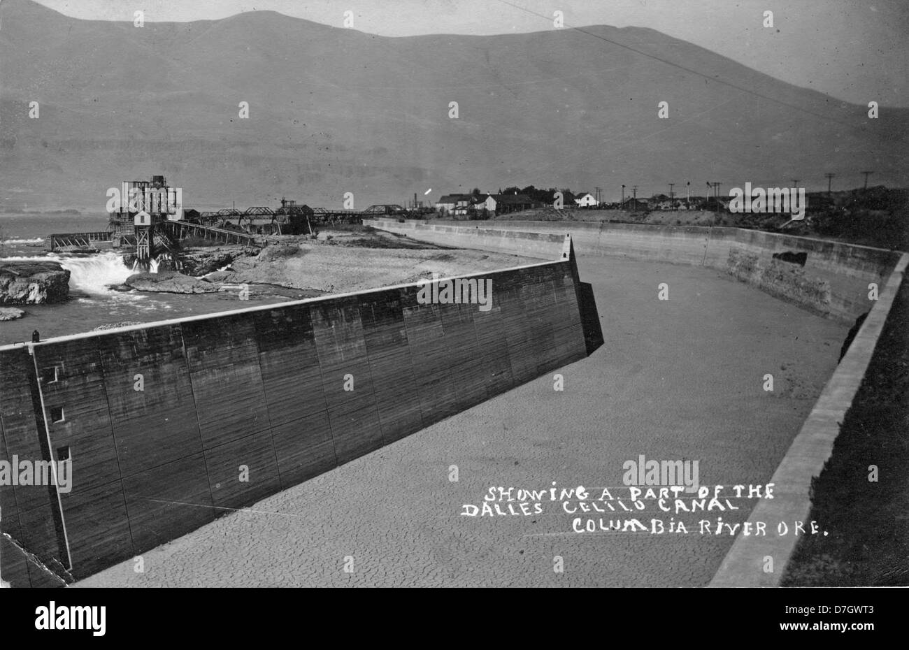 This image from the Gerald W. Williams Collection depicts the Dalles ...