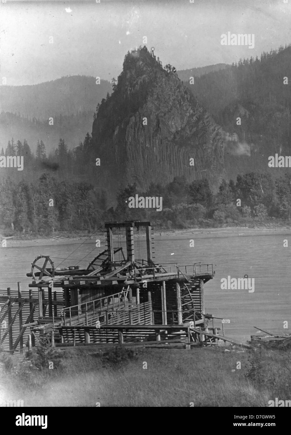 Catching fish from Black and White Stock Photos & Images - Alamy