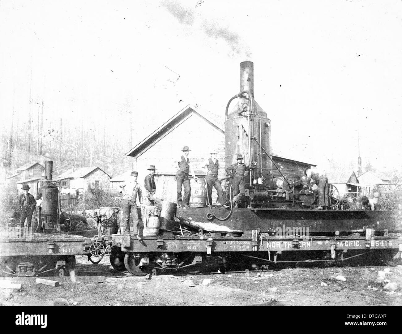 This historical image from the Gerald W. Williams Collection captures ...