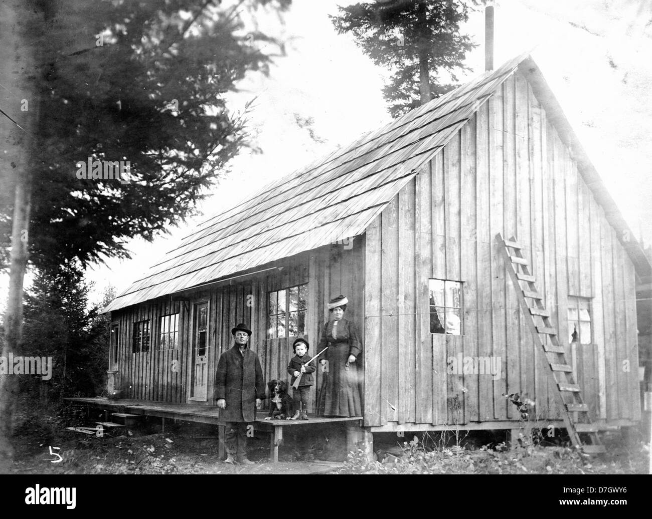 Logging in oregon Black and White Stock Photos & Images - Alamy