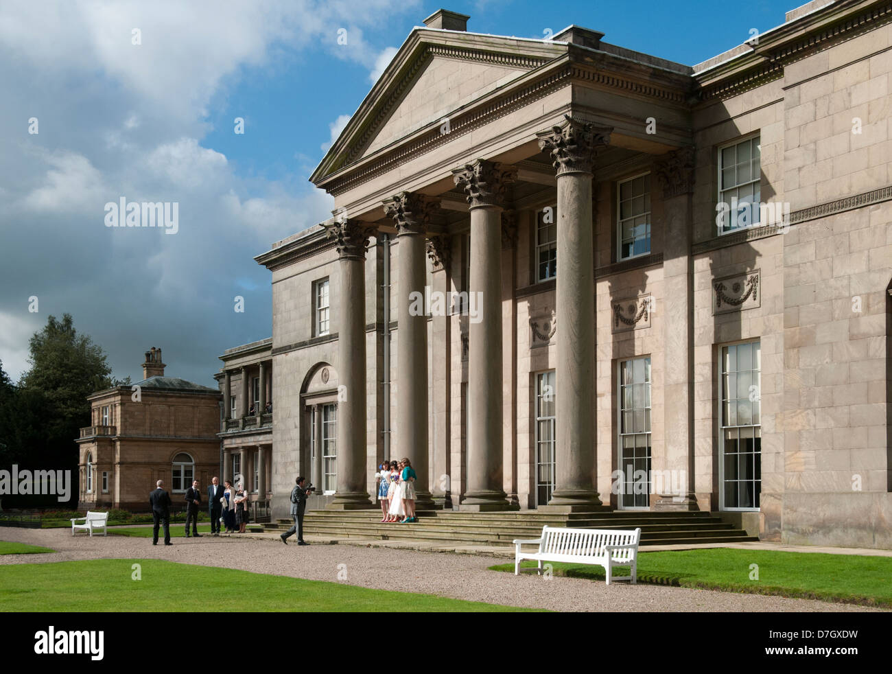 Tatton Hall, Tatton Park, Knutsford, Cheshire, England, UK Stock Photo ...