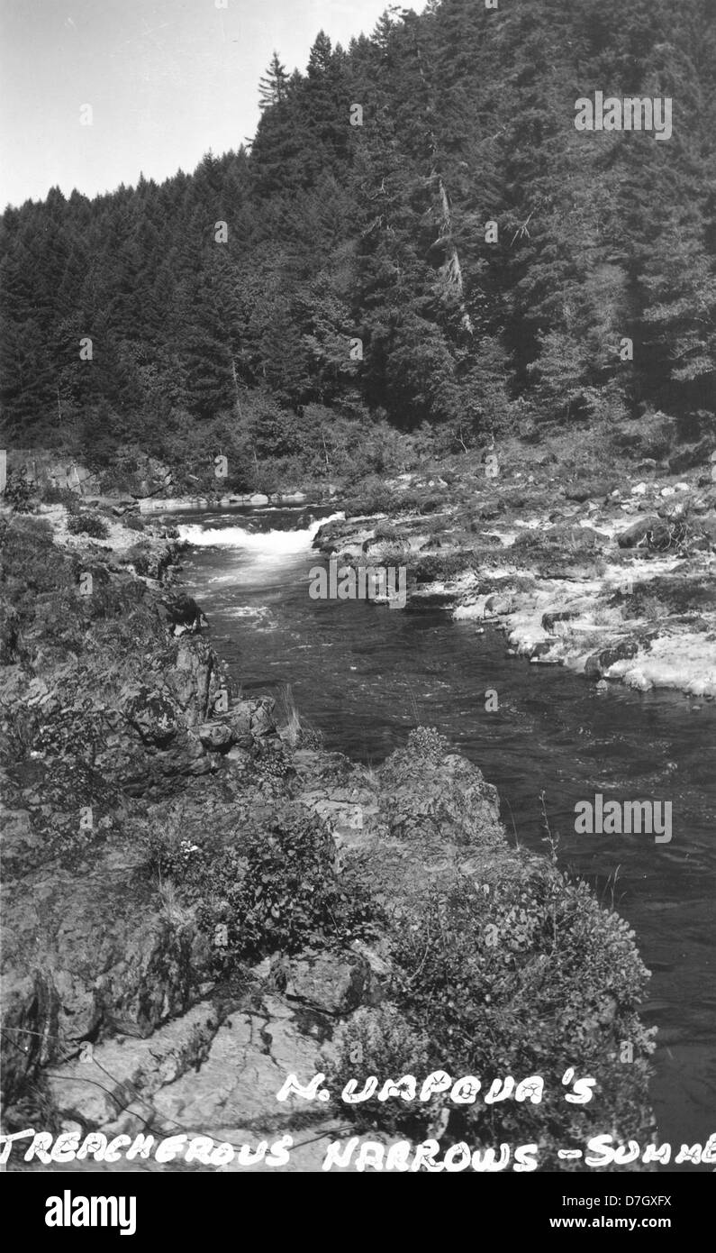 The North Umpqua River's treacherous narrows, captured in this ...