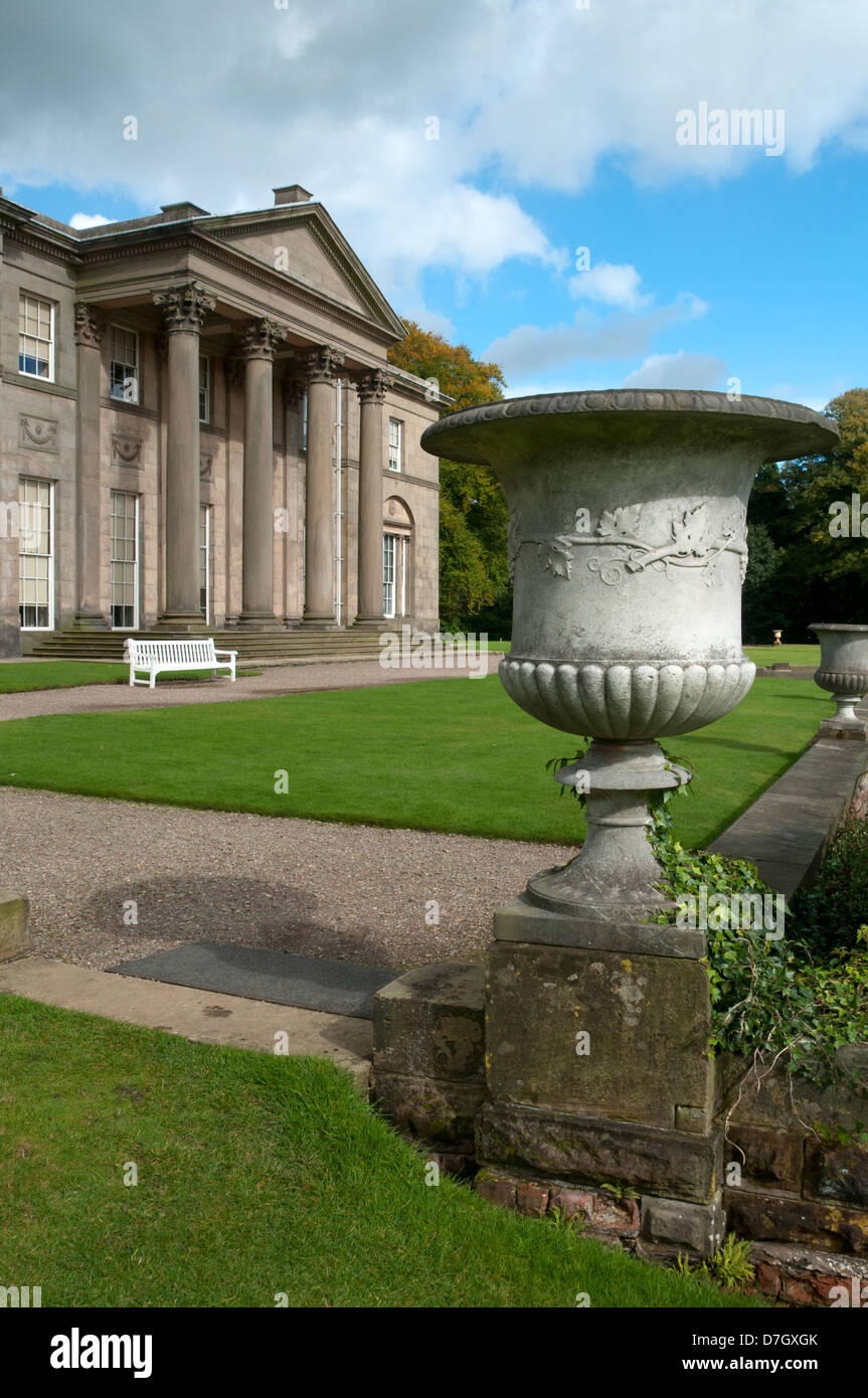 Tatton Hall from the terrace above the Italian Garden, Tatton Park ...