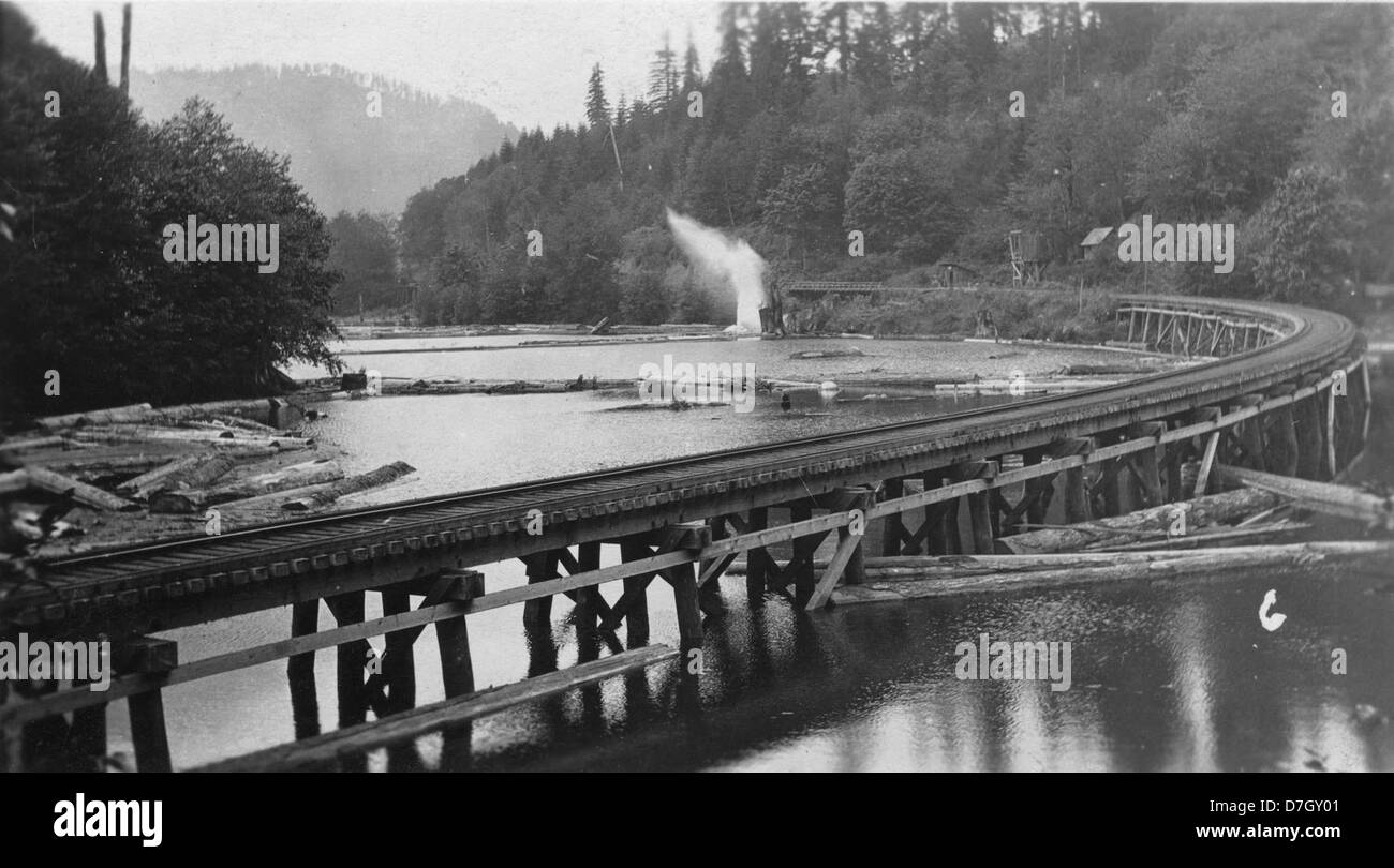 The Valley & Siletz Railroad operated in Oregon, providing transport ...