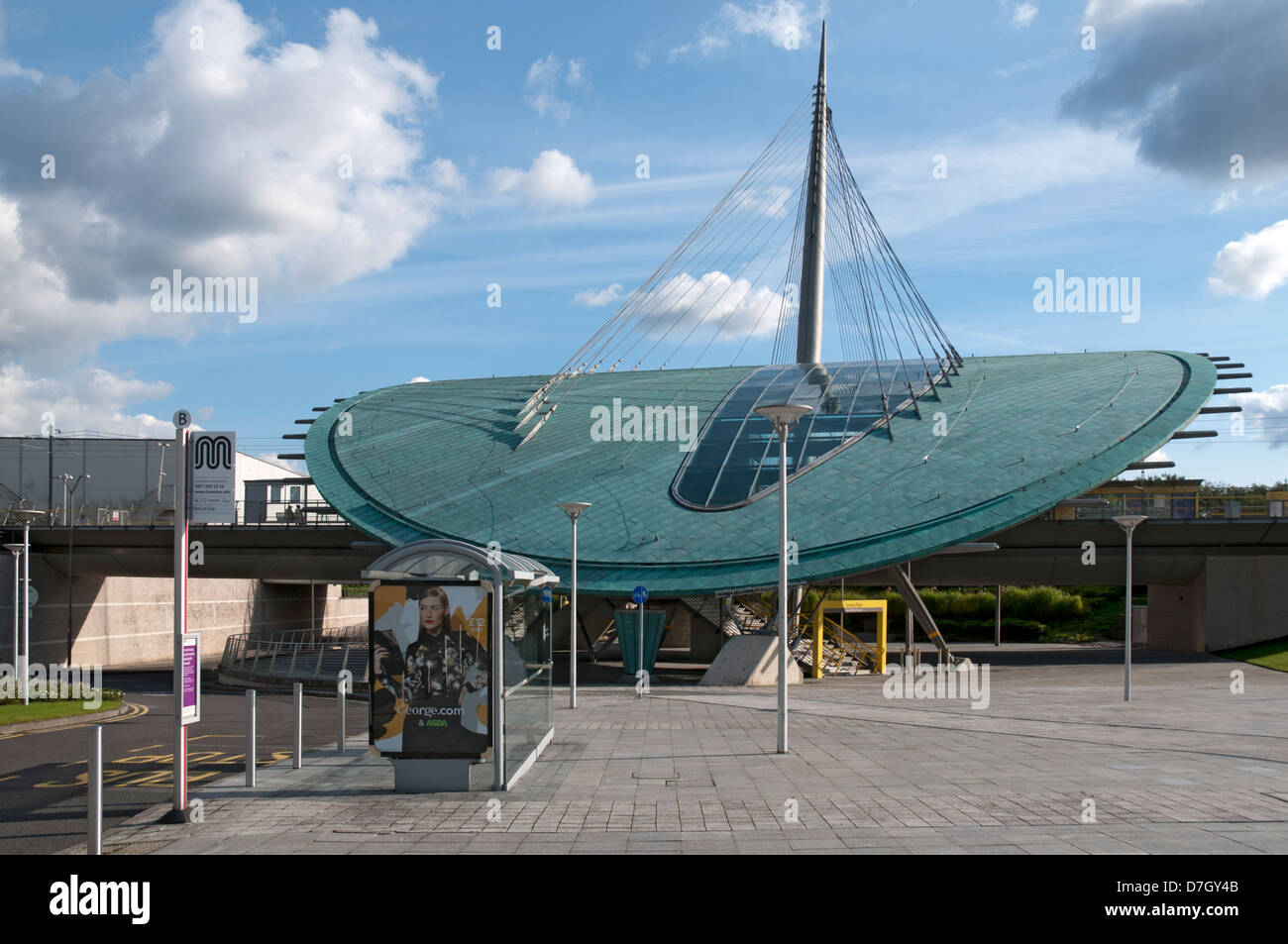 Central Park Transport Interchange tram stop at Newton Heath ...