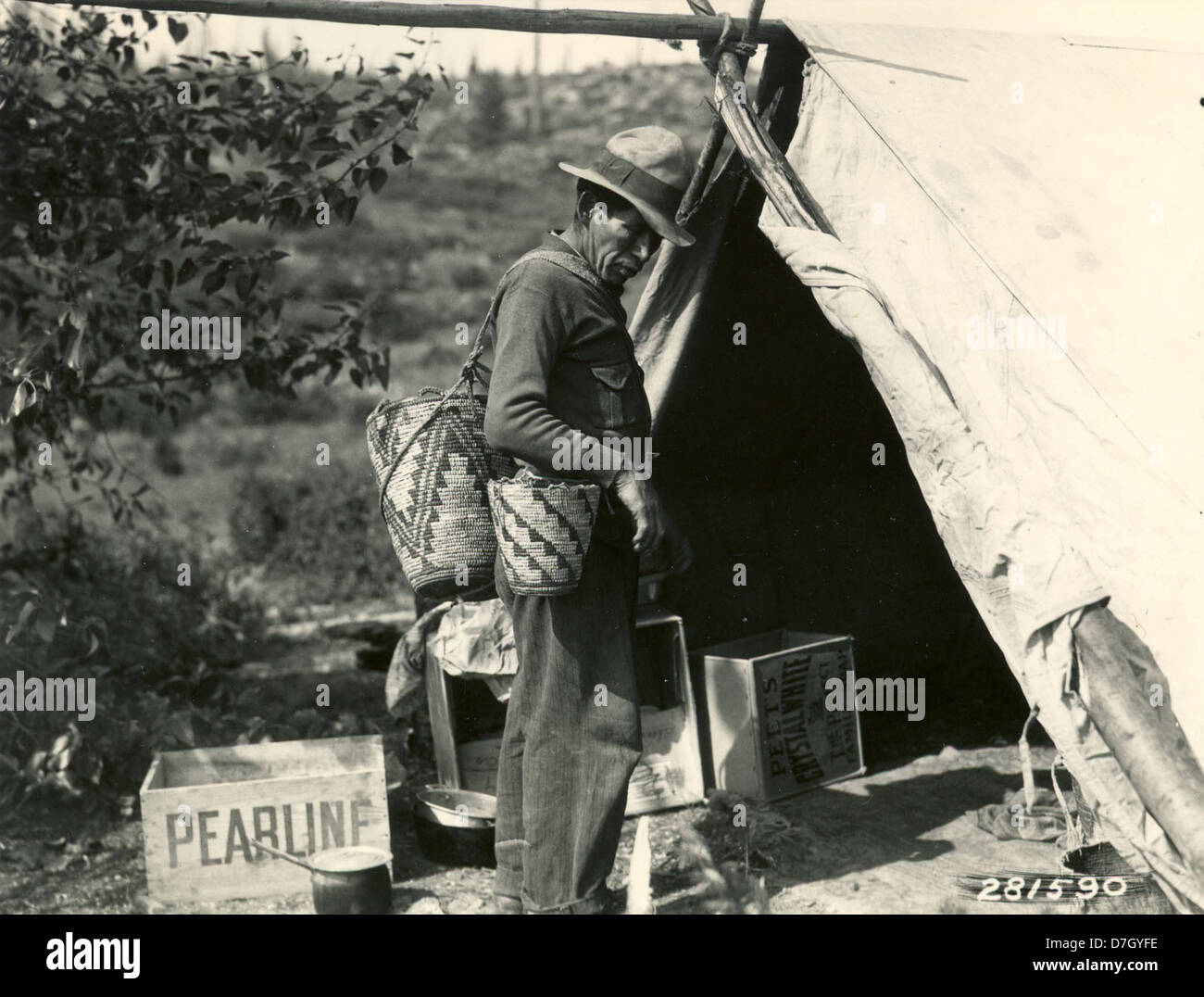 Photograph from the Gerald W. Williams Collection, depicting a Native ...
