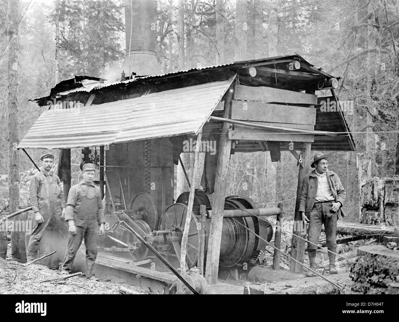 A historical photograph from the Gerald W. Williams Collection, showing ...