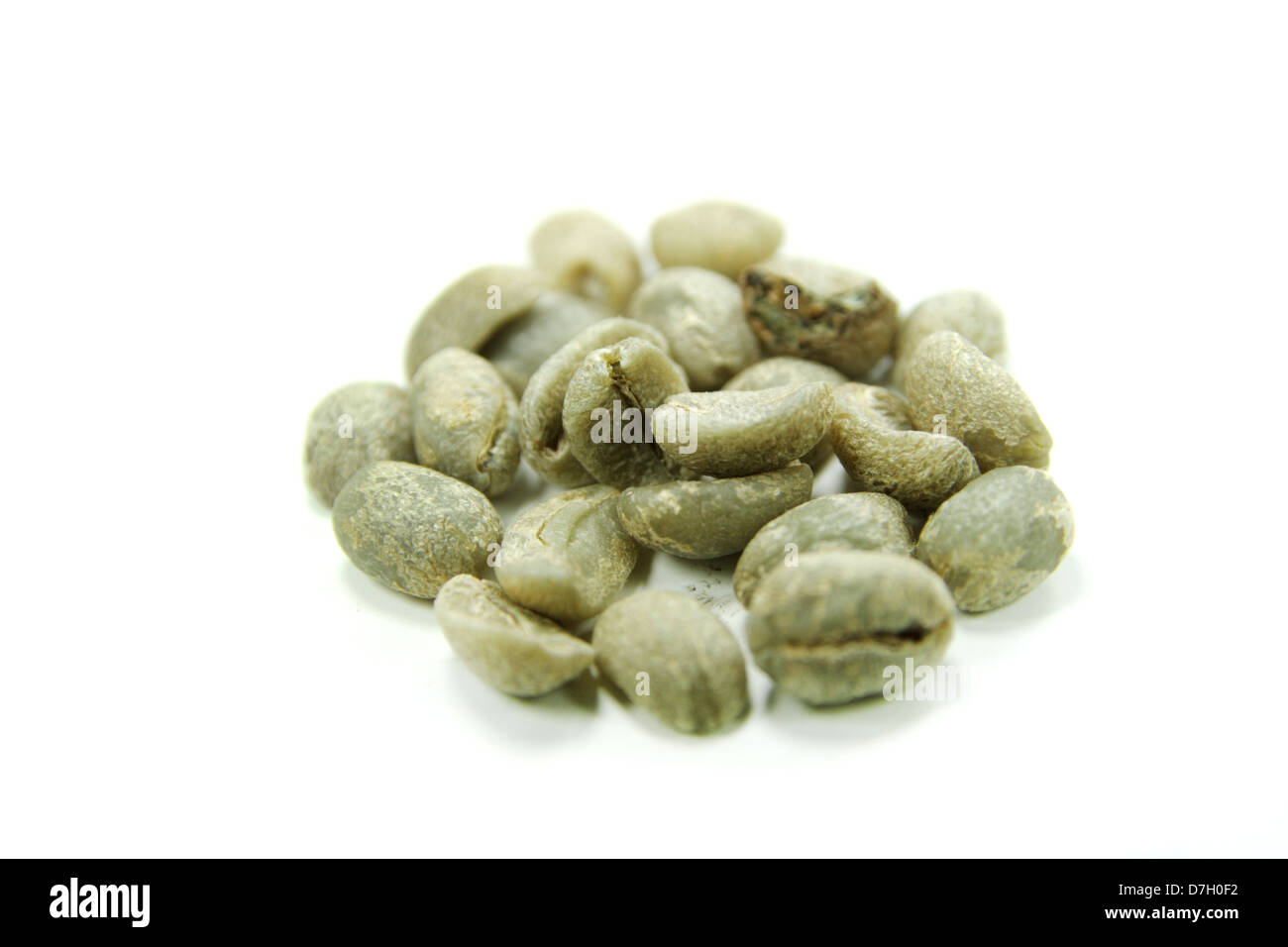 Un-roasted coffee beans Stock Photo - Alamy