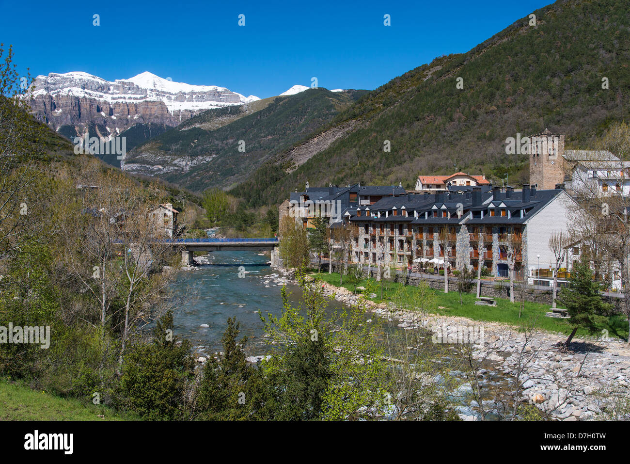 Broto Huesca Province Pyrenees Mountains High Resolution Stock ...