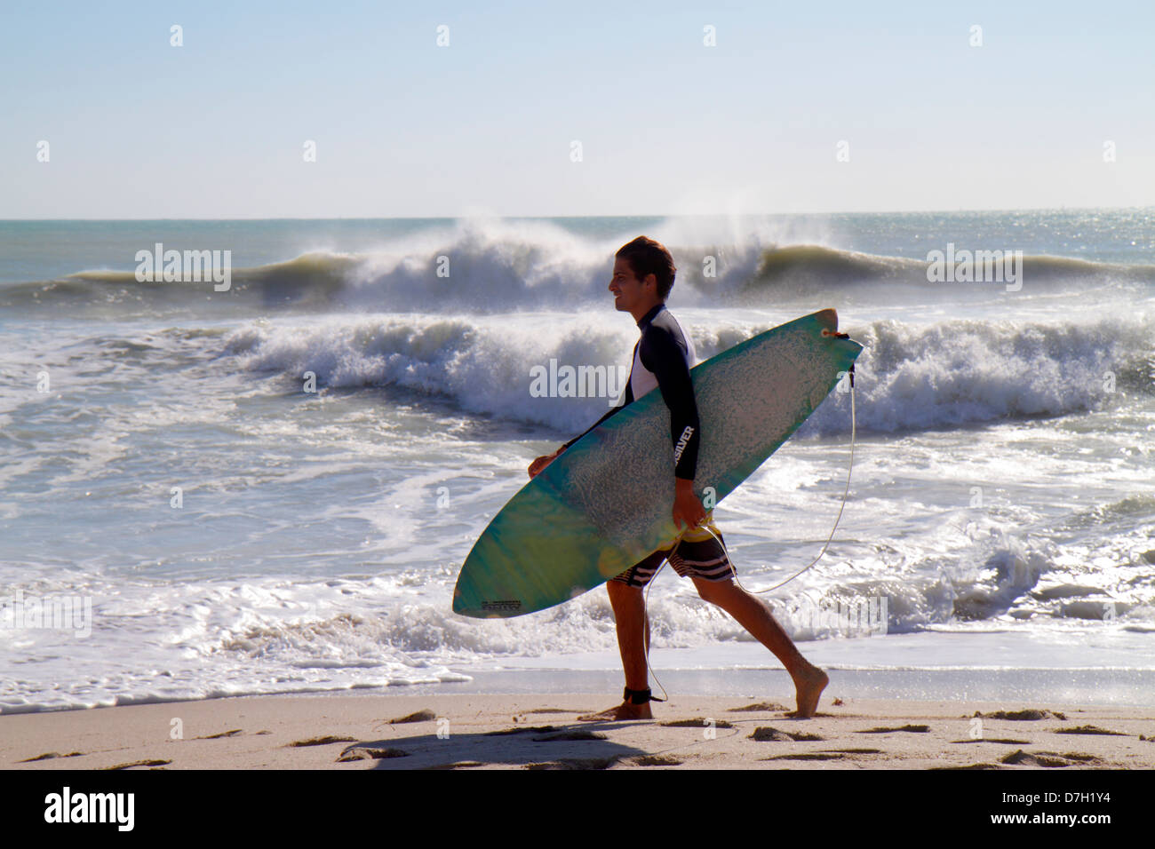 Miami Beach Florida,Atlantic Ocean,water,public,beach,shore,surf,waves ...