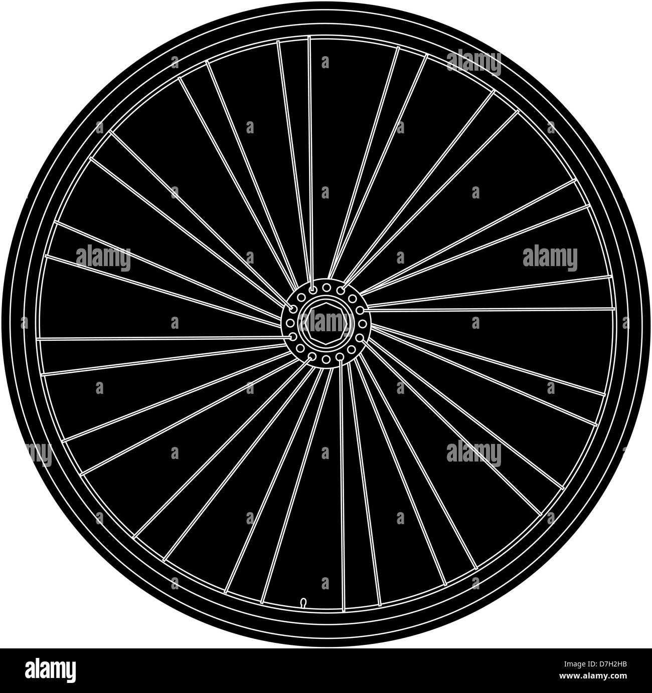Conceptual abstract bike wheel Stock Photo - Alamy