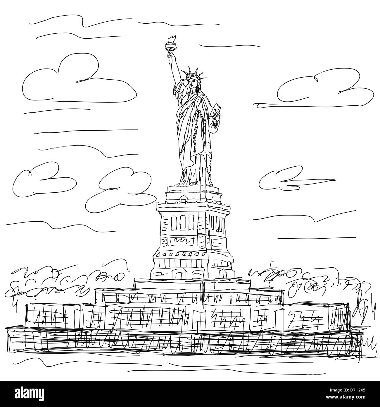 Tourist attractions drawing 60 photos - Mariaserkin.com
