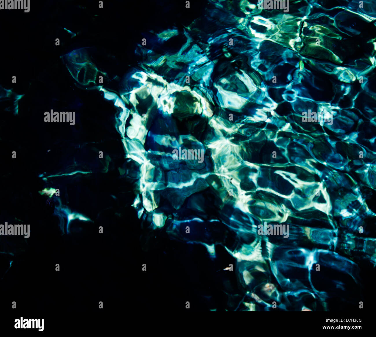 Shiny Water Reflections Stock Photo - Alamy