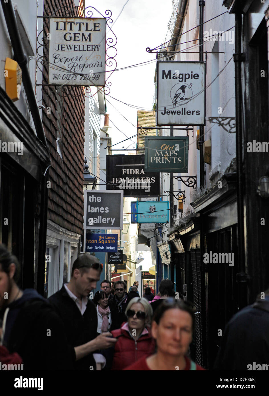 Brighton lanes antiques hi-res stock photography and images - Alamy