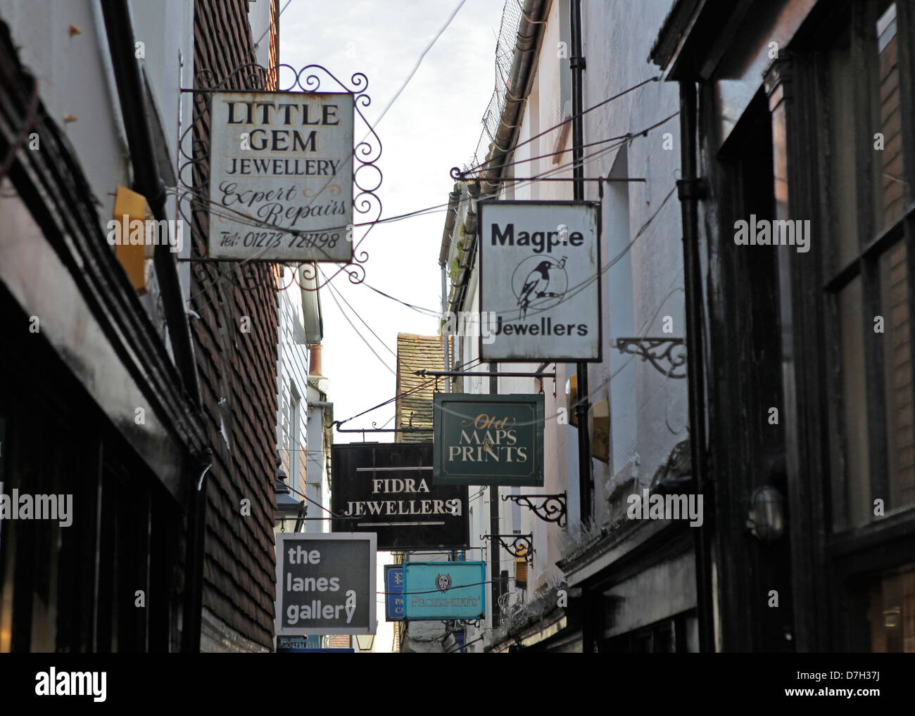 the lanes, brighton, UK Stock Photo - Alamy