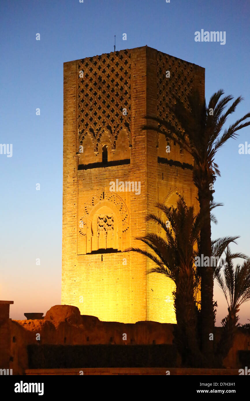 Hasssan Tower in Rabat Morocco Stock Photo - Alamy