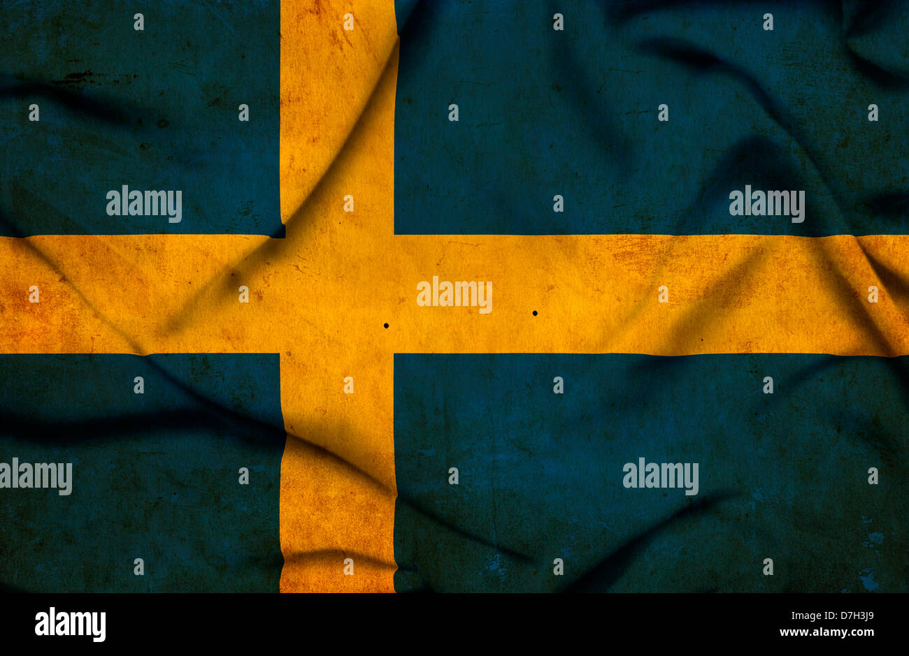 Sweden waving flag Stock Photo - Alamy
