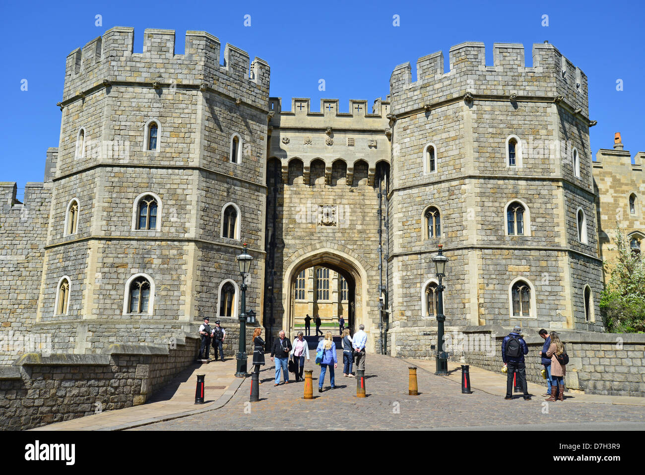Henry VIII Gate, Windsor Castle, Windsor, Berkshire, England, United ...