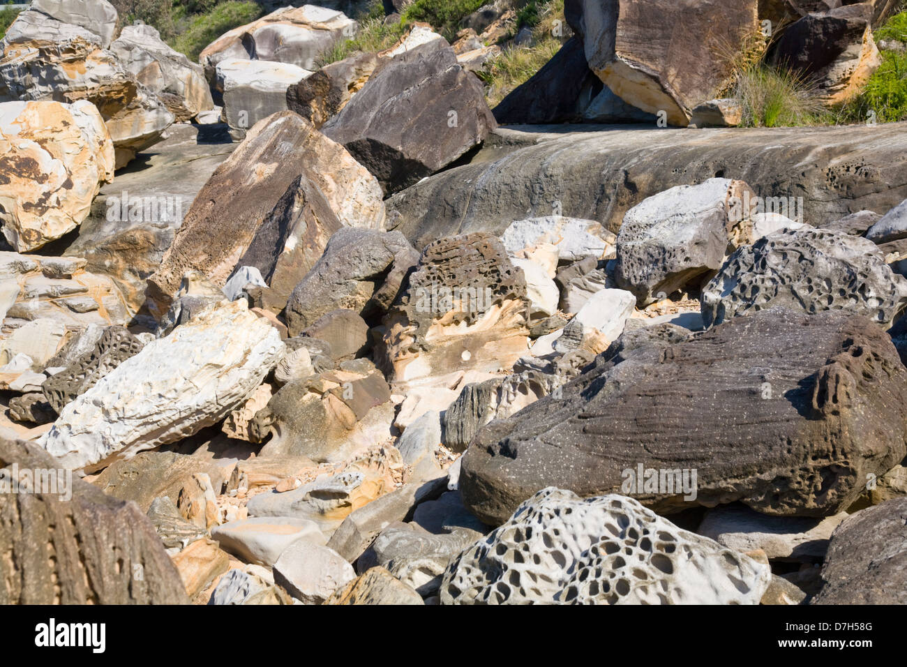 Fallen rocks hi-res stock photography and images - Alamy