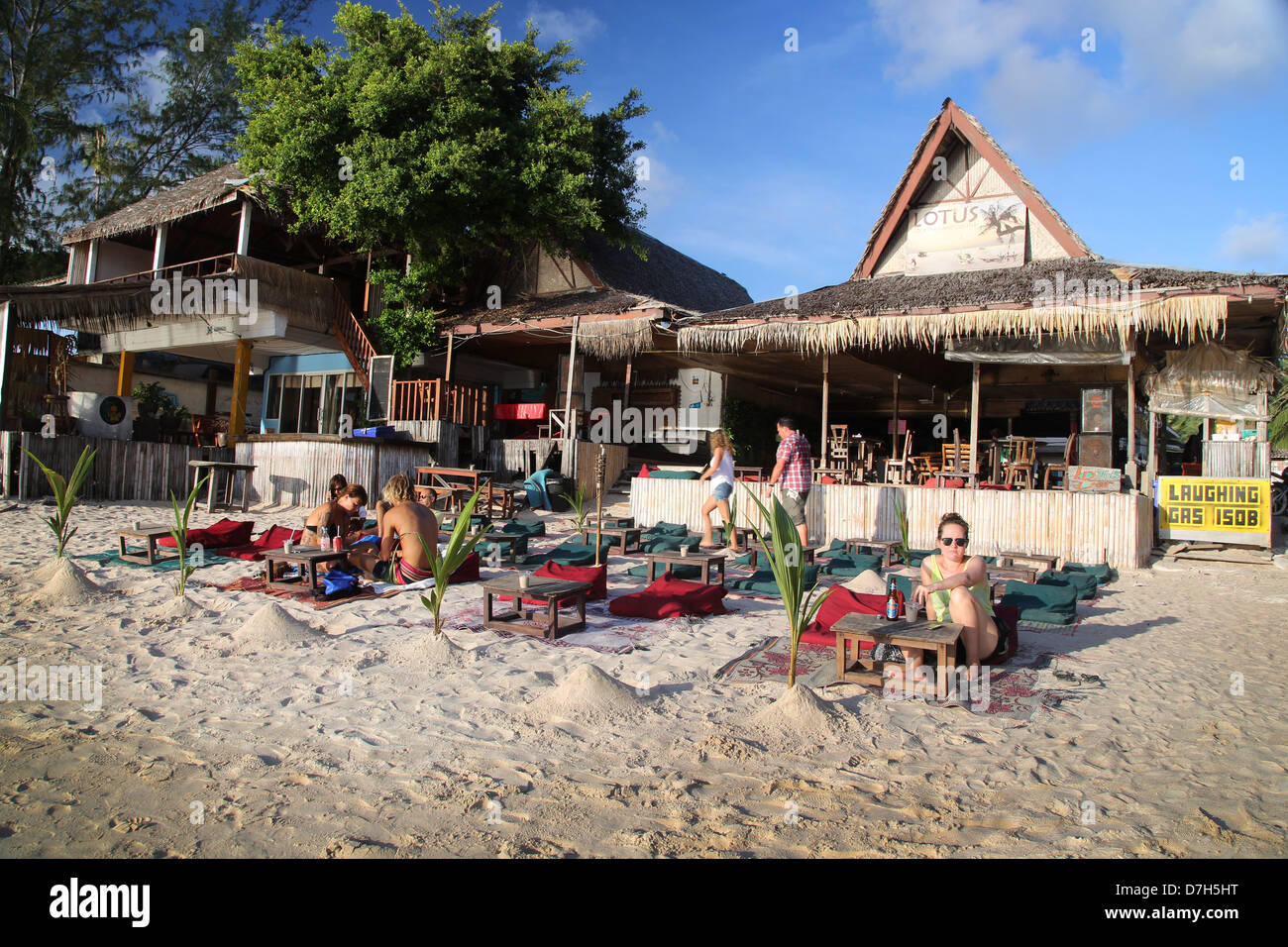 Sunset at Sairee Beach, Koh Tao, Thailand Stock Photo - Alamy