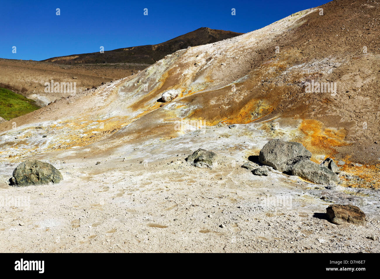 Volcanic landscape, Krafla Myvatn Iceland Stock Photo - Alamy
