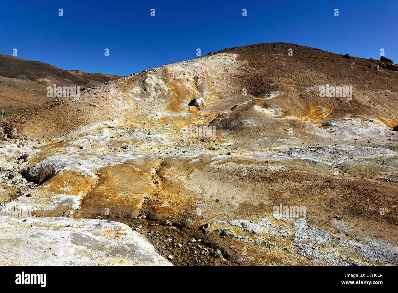 Volcanic landscape, Krafla Myvatn Iceland Stock Photo - Alamy