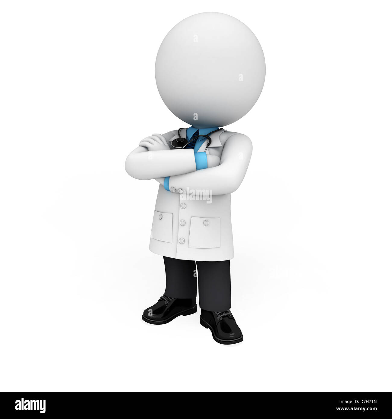 3d white people as doctor Stock Photo - Alamy