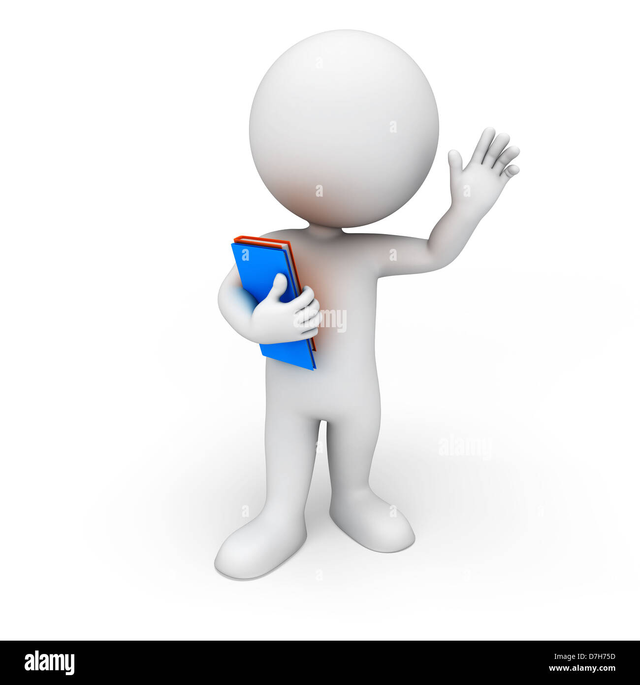 3d white people isolated on white background Stock Photo - Alamy