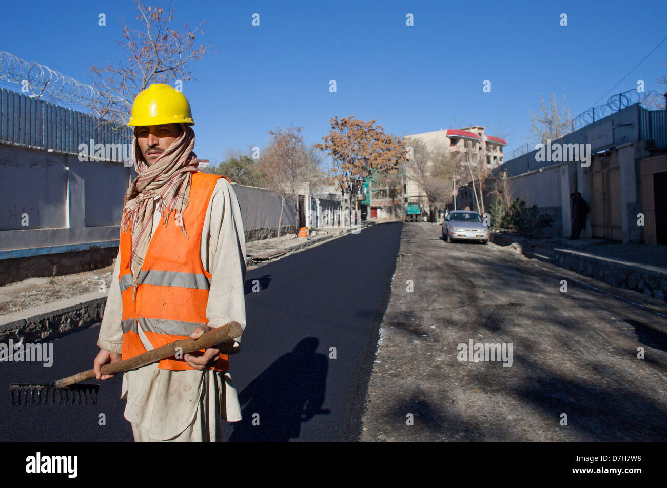 road construction in Kabul, Afghanistan Stock Photo - Alamy