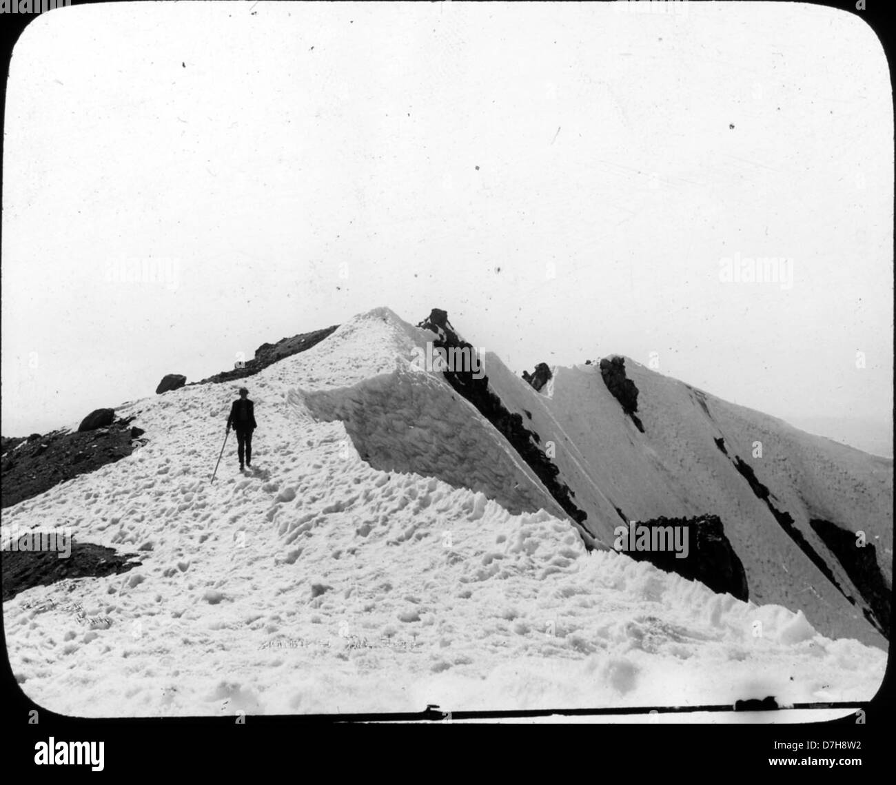 Mountain peak mount Black and White Stock Photos & Images - Alamy