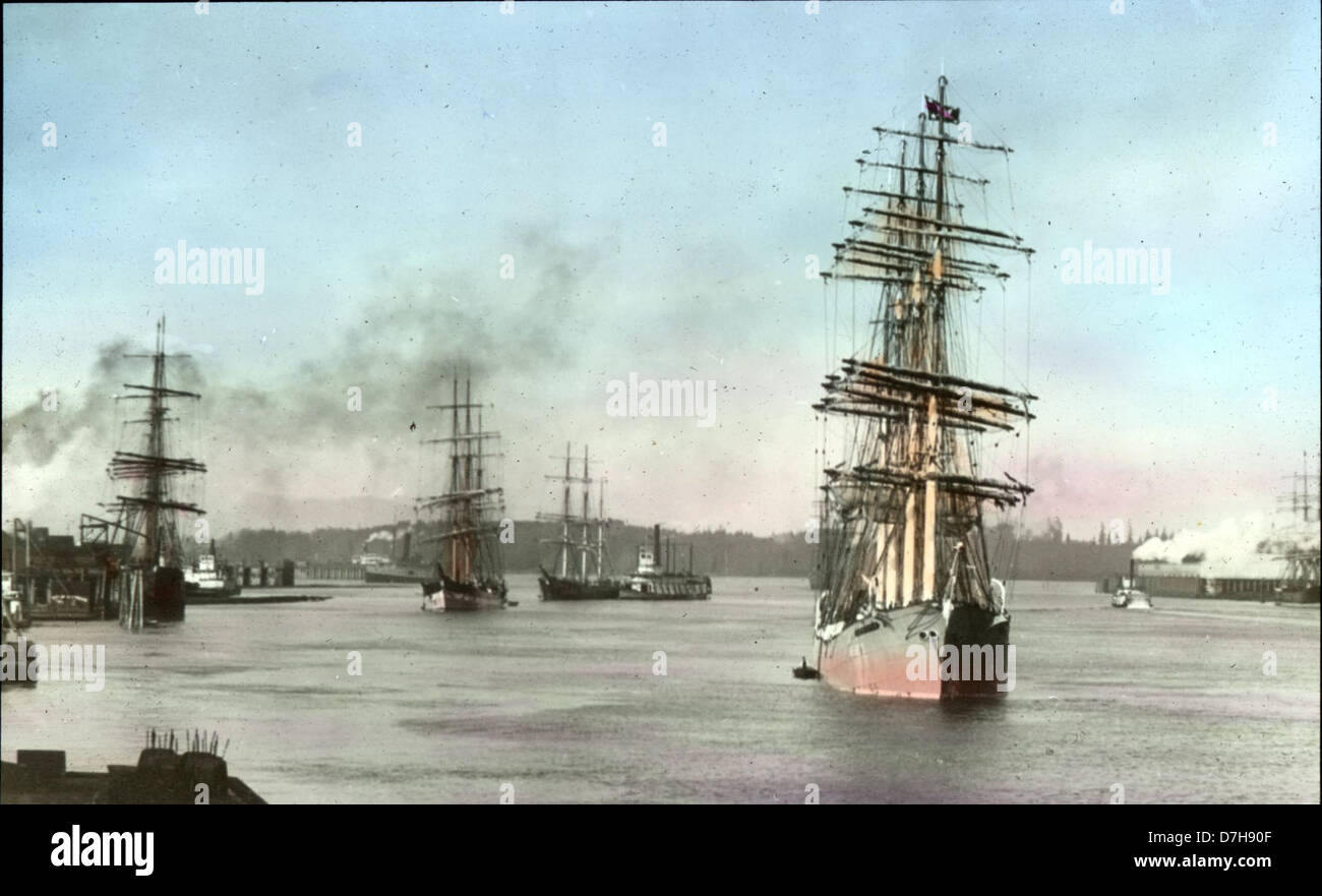 Portland Harbor scene Stock Photo - Alamy