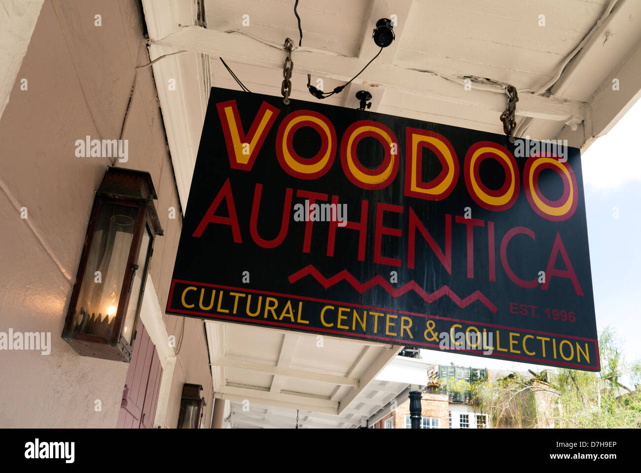 Voodoo sign in New Orleans Louisiana Stock Photo - Alamy