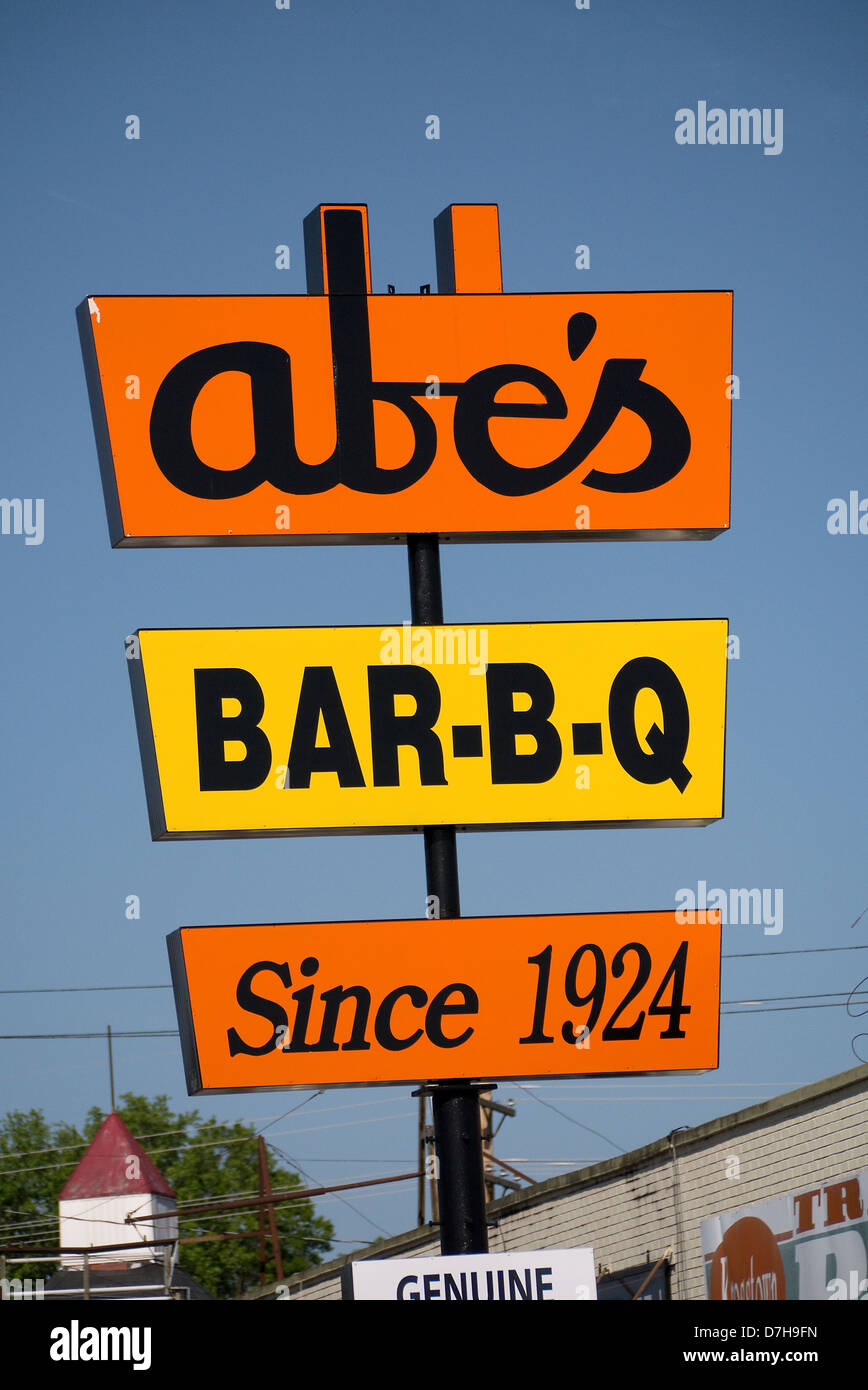 Abe's BBQ Clarksdale Mississippi USa Stock Photo - Alamy